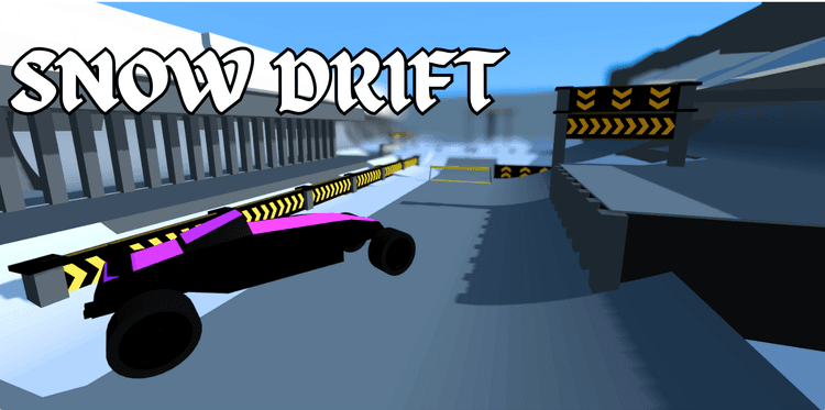 SnowDrift :) - Custom PolyTrack Racing Track