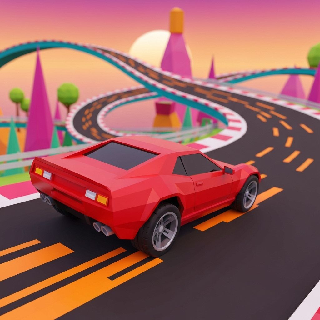 TRY TO GET WR (COMP MAP) - Custom PolyTrack Racing Track